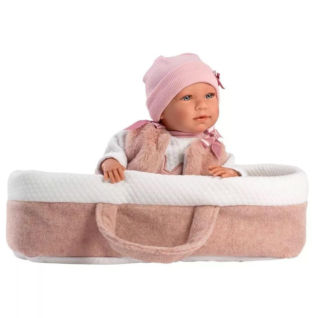 Lalka bobas Mimi z gondolką 42cm - Llorens | Sklep EMPIK.COM