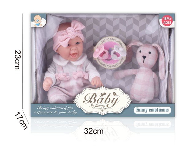 Lalka Bobasek 30,5 Cm. Z Przytulanką - Icom | Sklep EMPIK.COM