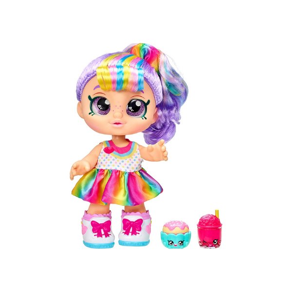 LALKA DO ZABAWY Z TĘCZOWYMI UBRANKAMI I BUTAMI - Other | Sklep EMPIK.COM