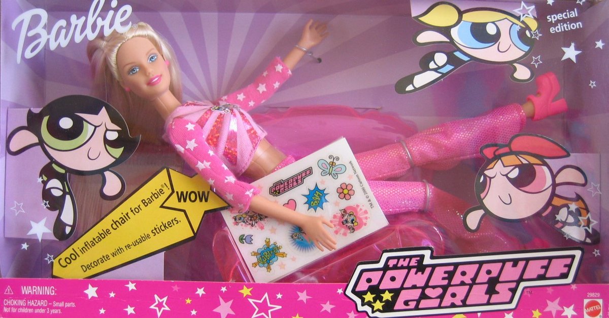 Lalka Powerpuff Girls BARBIE - wydanie specjalne (2000) - Barbie ...