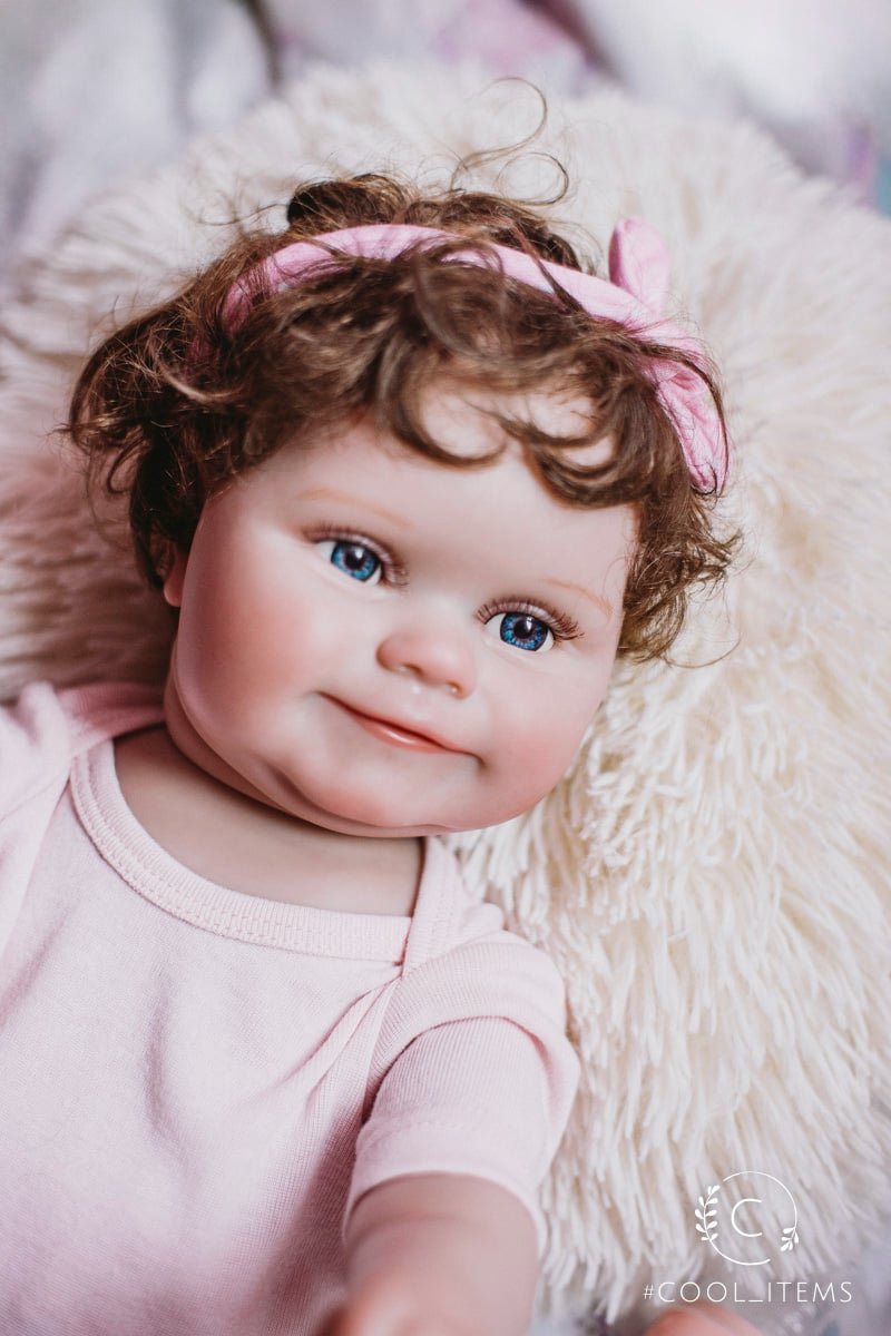 Lalka Reborn realistyczna Doll JAK ŻYWA lalki bobas z włosami czesania PREZENT - #COOL_ITEMS ...