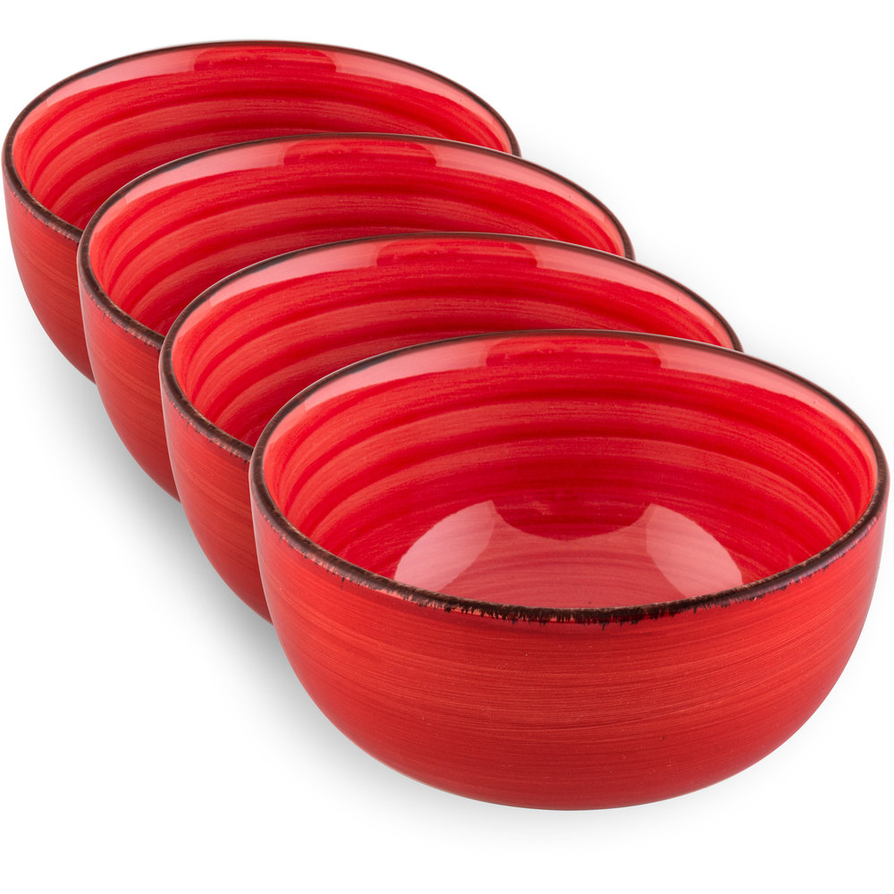 Lamart, Zestaw misek Happy, czerwony, 4 szt. - Lamart | Sklep EMPIK.COM