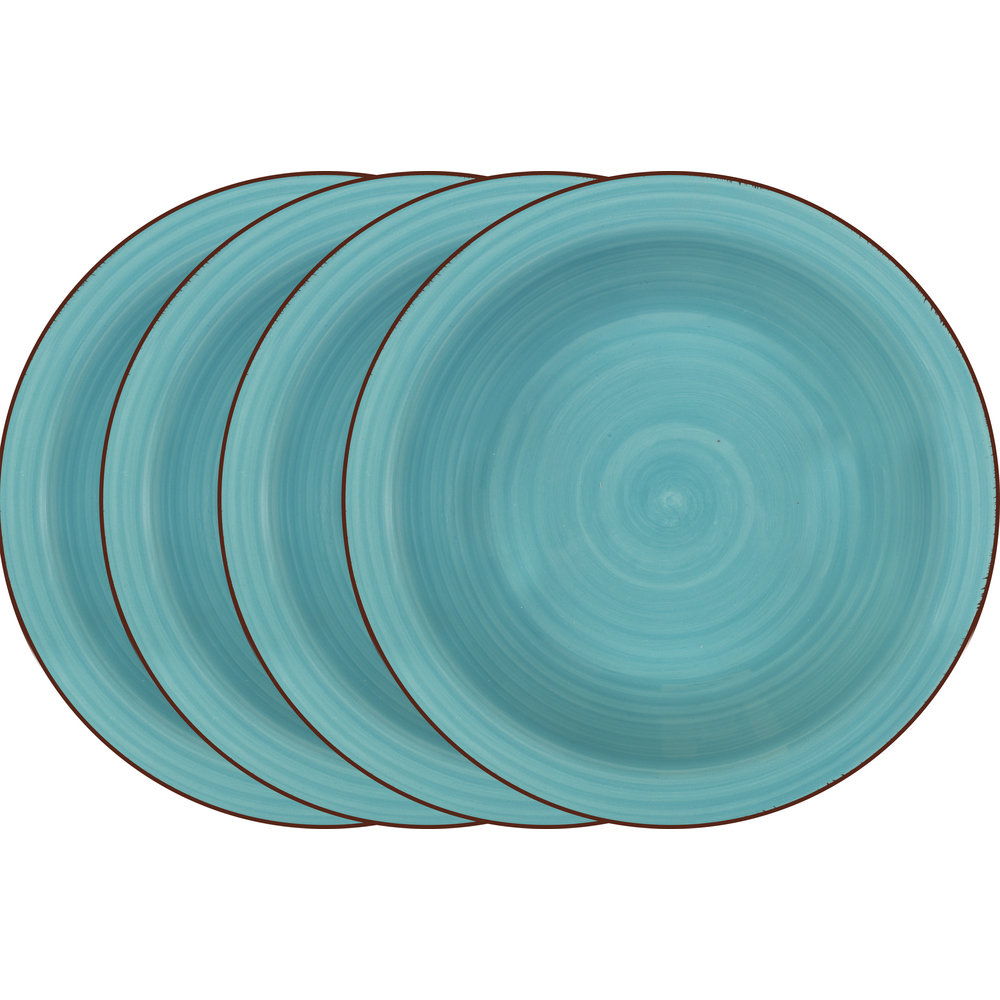 Lamart, Zestaw talerzy głębokich Happy, niebieski, 4 szt. - Lamart ...