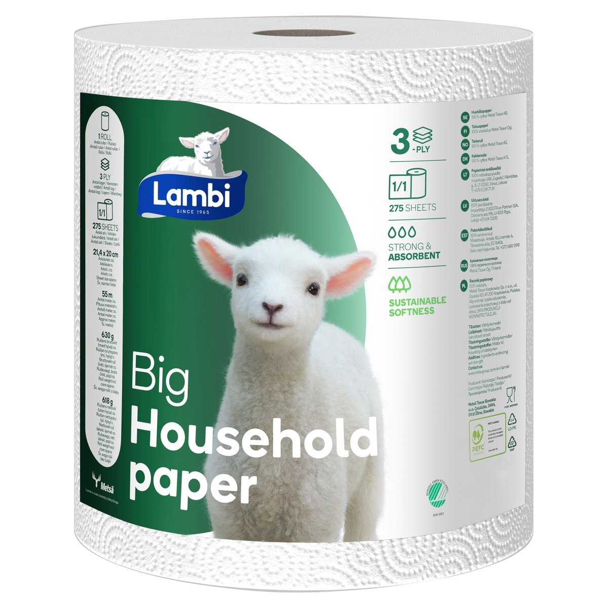 Lambi 1Szt Hoto Big 3W Ręcznik Papier./230997 - Inna marka | Sklep EMPIK.COM