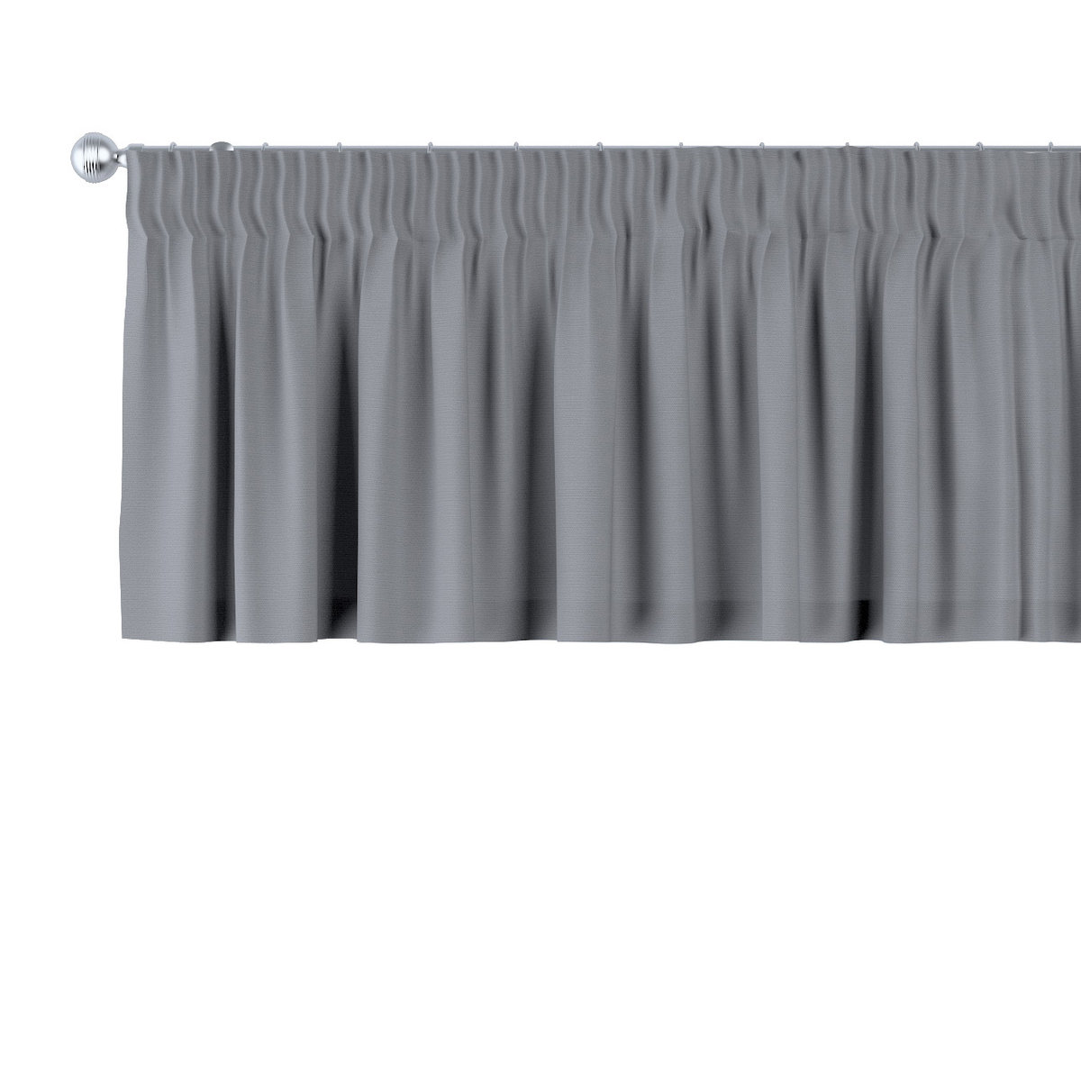 Lambrekin na taśmie marszczącej, Slade Grey (szary), 260 x 40 cm ...
