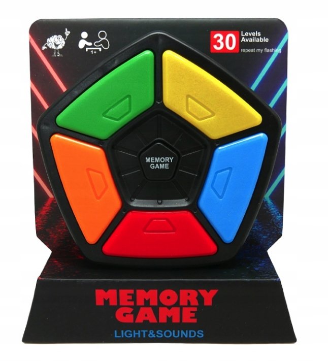 Łamigłówka Elektroniczna Gra Logiczna Pamięciowa Memory Game Kostka ...