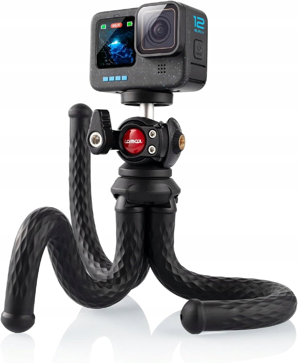 LAMMCOU Statyw do aparatu telefonu GoPro ośmiornica- 3 w 1 ! - Inna ...