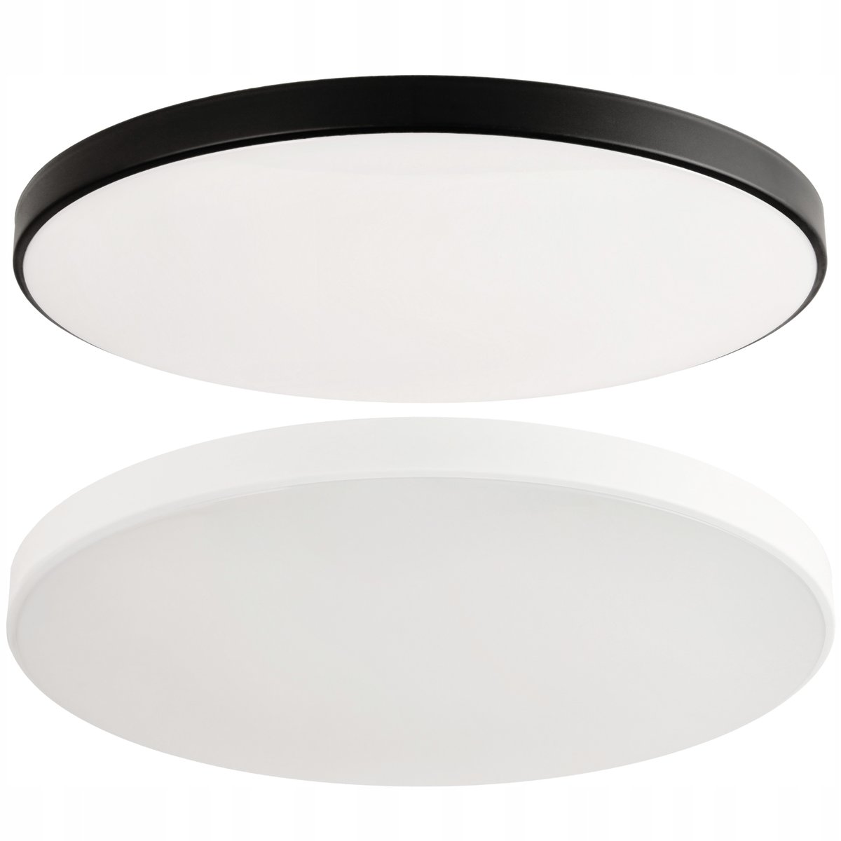 LAMPA LED 24W PLAFON CZARNY BIAŁY PANEL NATYNKOWY Z WYMIENNĄ RAMKĄ 2 ...