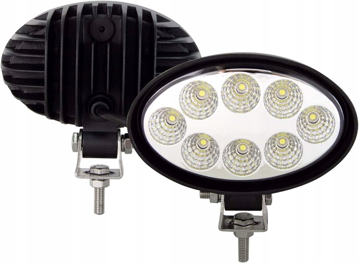 Lampa LED Halogen Robocza Światło Światła Reflektor Panel LED 12V 24W ...