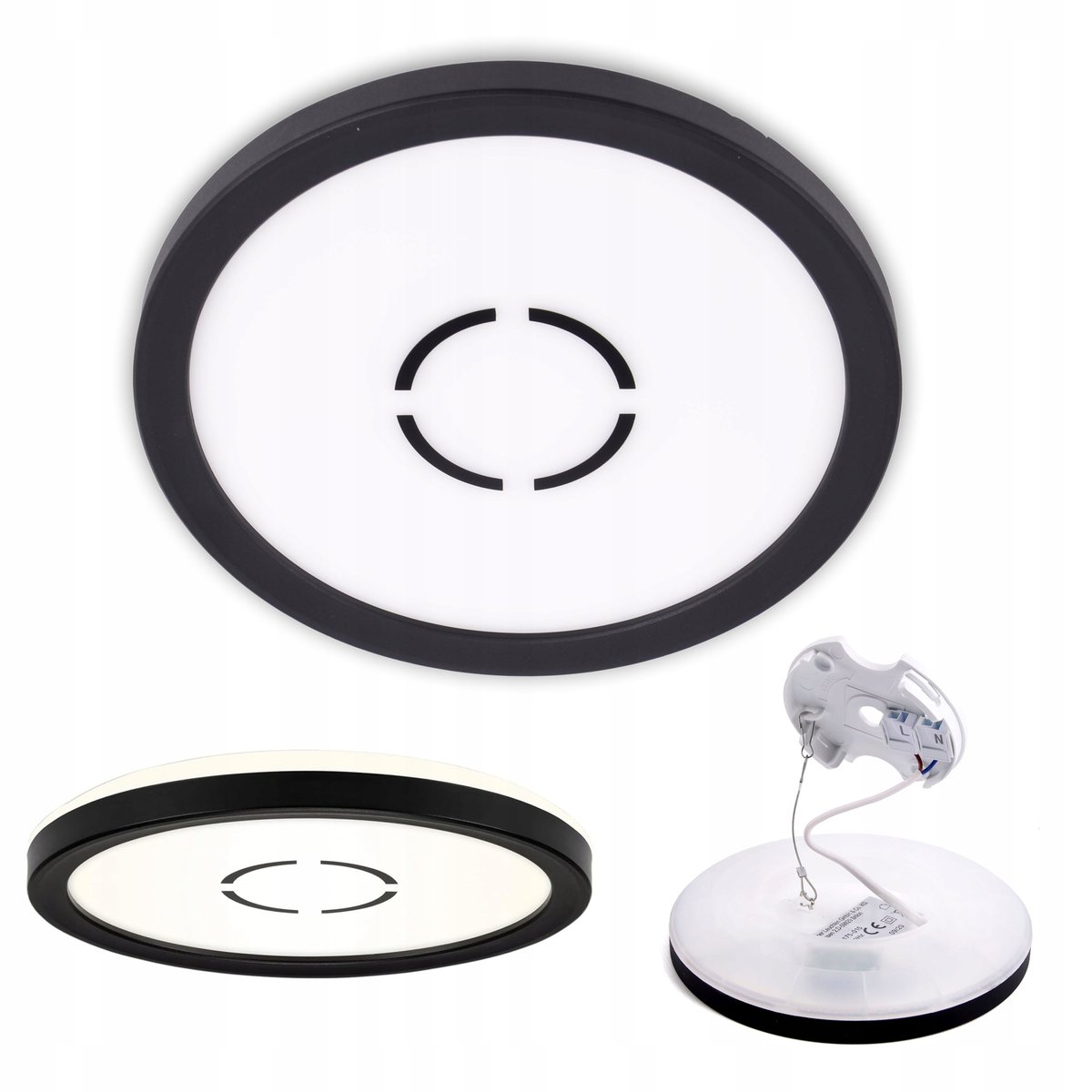 Lampa LED Plafon Panel Slim 12W Barwa Neutralna Korytarz Toaleta ...