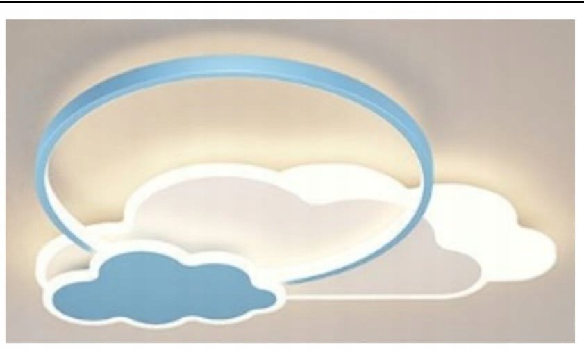 Lampa Led Sufit Dla Dzieci Chmurki 58W + Pilot - Inna marka | Sklep ...
