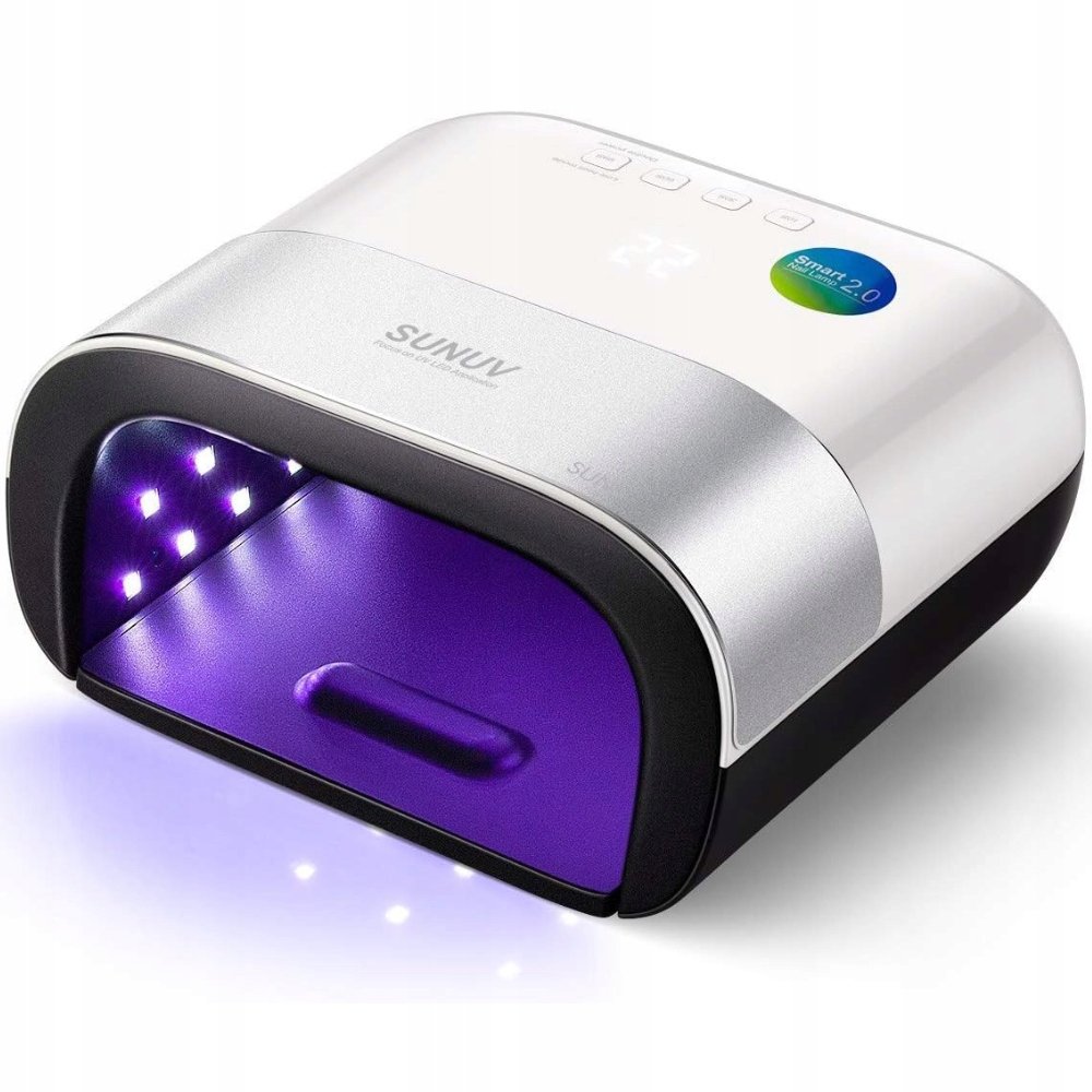 Lampa LED+UV do hybrydy 48 W biało czarna SunUV UV15 | Sklep EMPIK.COM