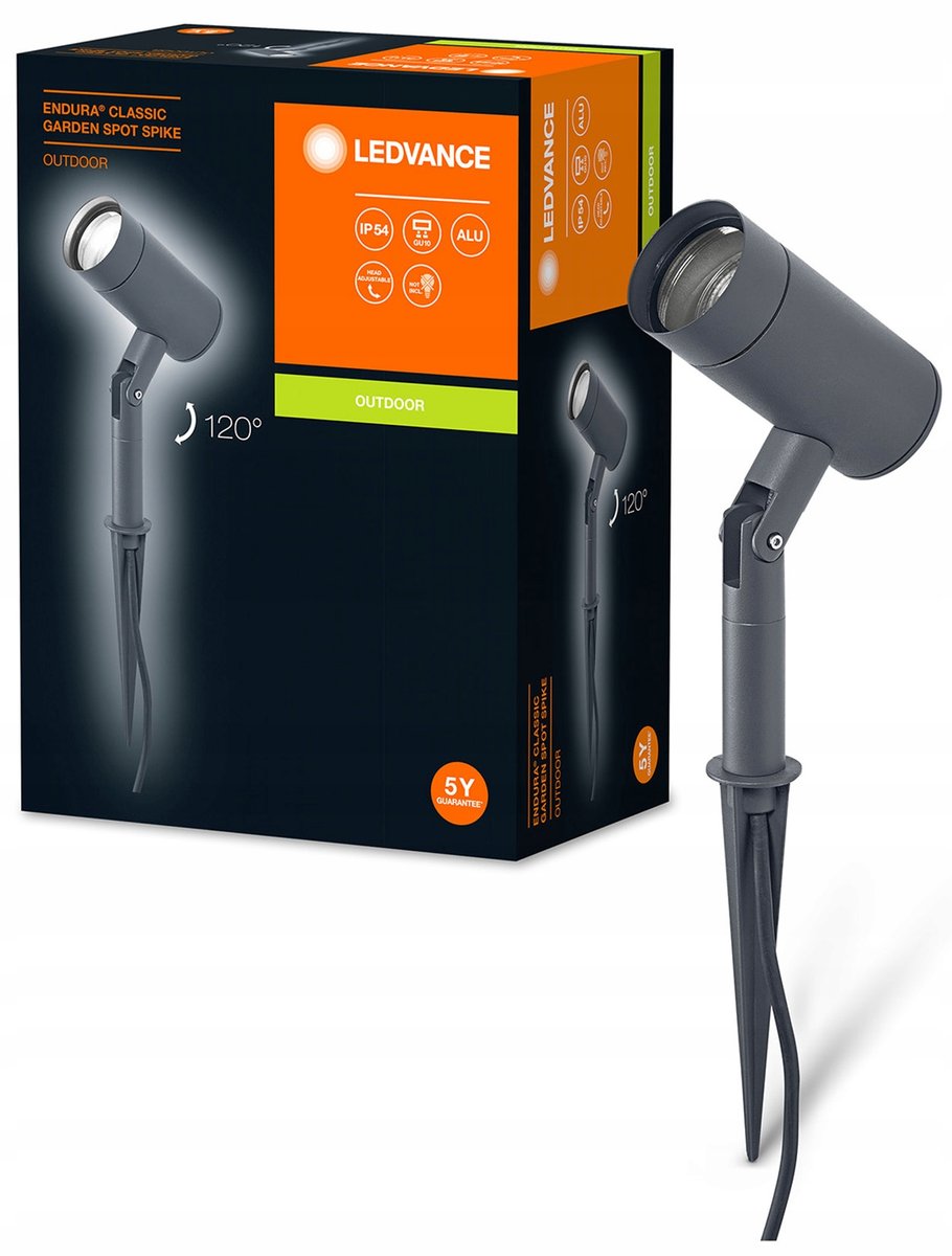 Lampa Ogrodowa WBIJANA GU10 ENDURA Classic Garden Spot Spike LEDVANCE - Ledvance | Sklep EMPIK.COM