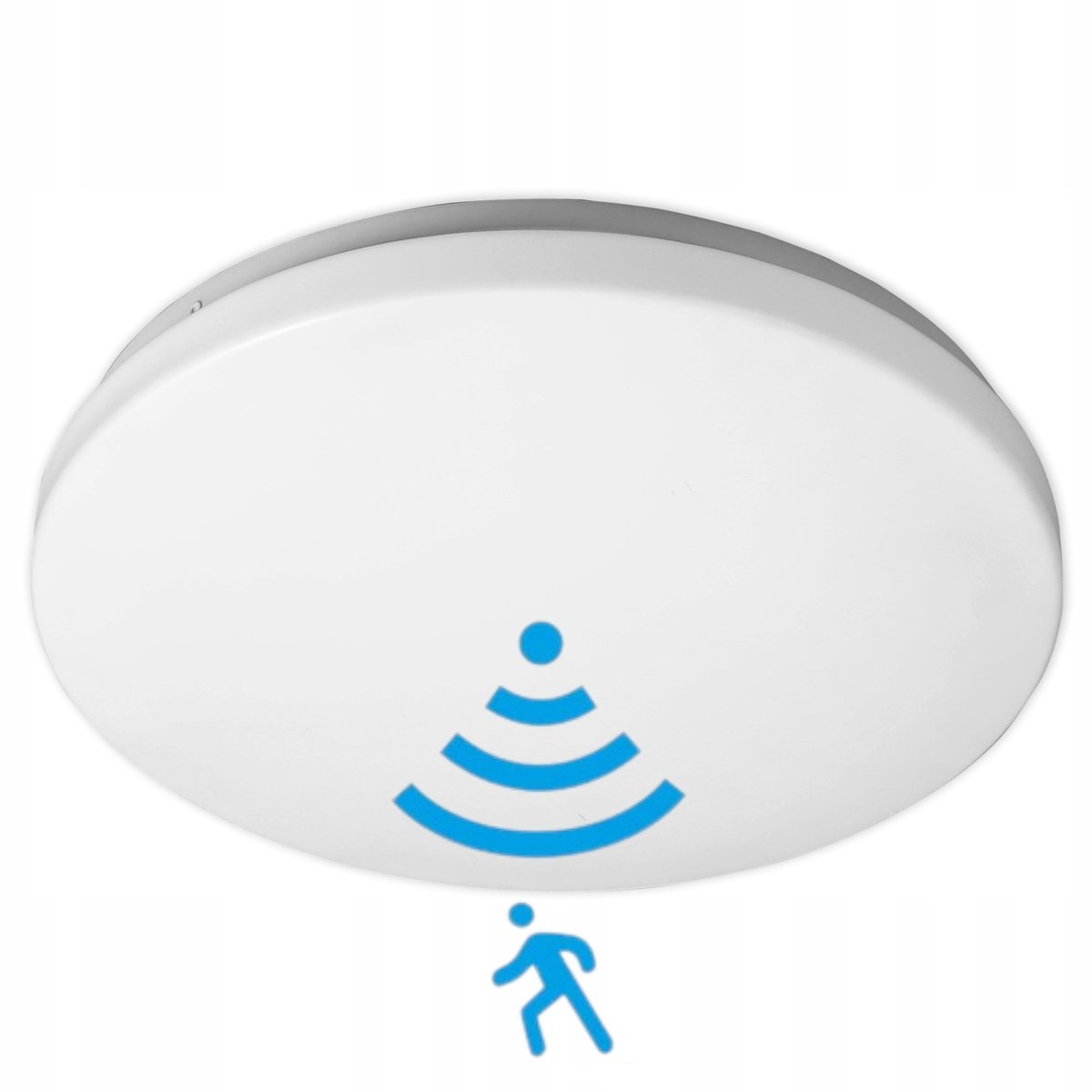 LAMPA PANEL LED PLAFON DO ŁAZIENKI ŁAZIENKOWY Z CZUJNIKIEM RUCHU IP44 ...