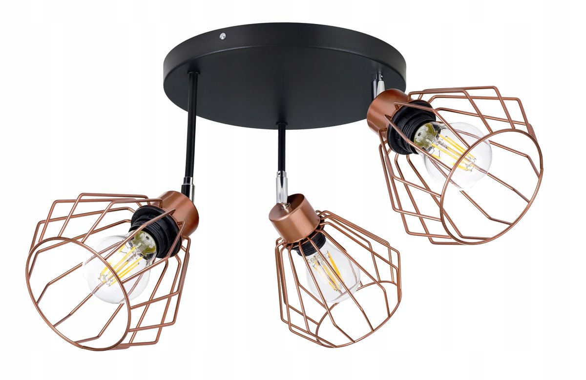 Lampa plafon ruch sufit żyrandol loft drut brylant - LED-ONE | Sklep EMPIK.COM