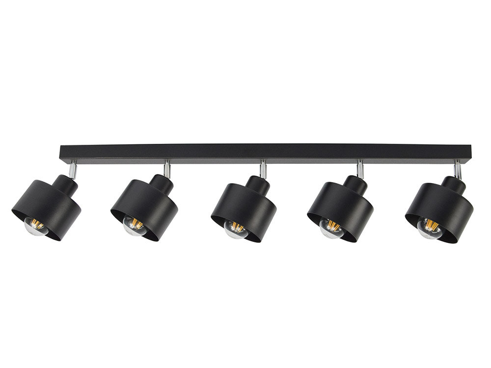 Lampa Plafon Skandynawska LOFT Czarna 384-B5 LED - Luxolar | Sklep ...