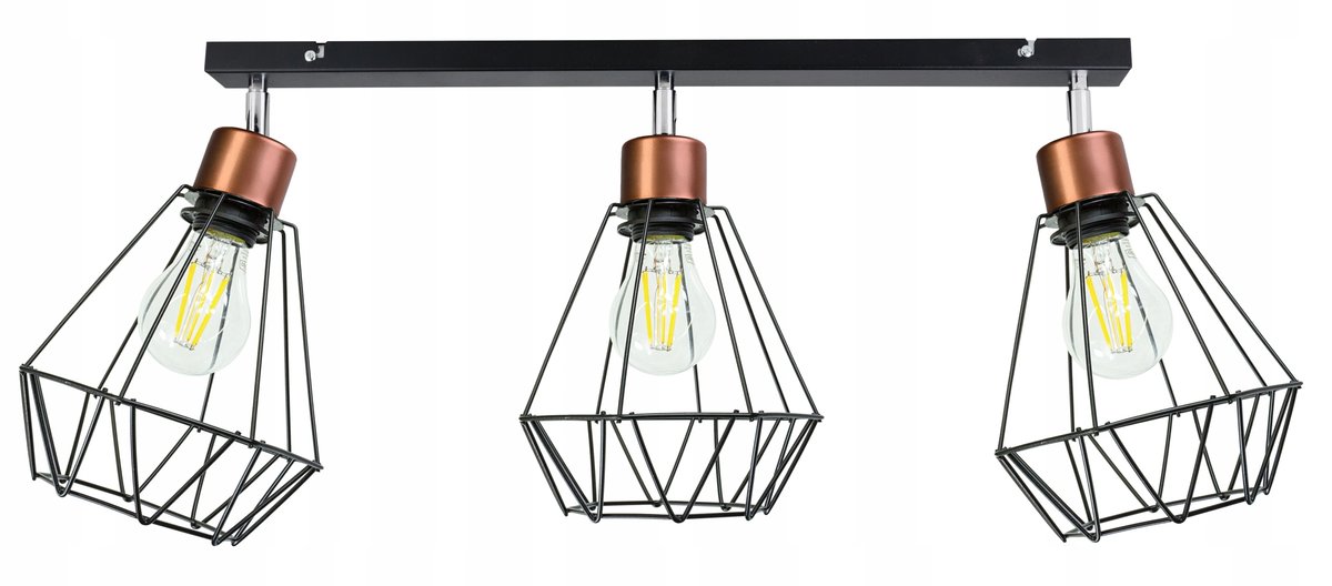 LAMPA plafon SUFITOWA ŻYRANDOL loft BRYLANT DRUT B - LED-ONE | Sklep EMPIK.COM
