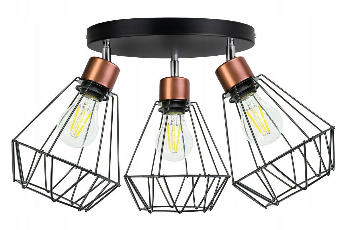 LAMPA plafon SUFITOWA ŻYRANDOL loft BRYLANT DRUT - LED-ONE | Sklep EMPIK.COM