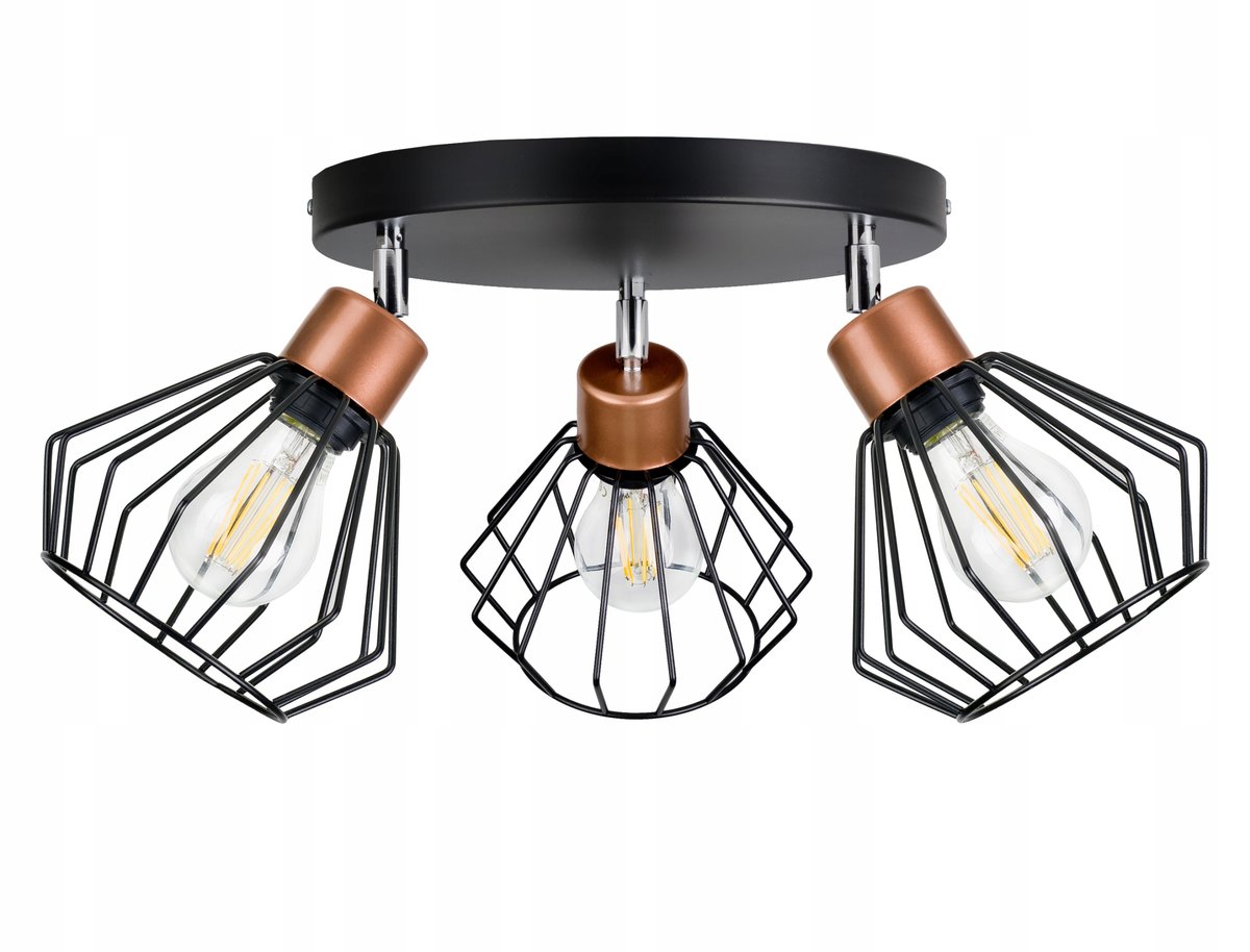 LAMPA plafon SUFITOWA ŻYRANDOL loft BRYLANT DRUT - LED-ONE | Sklep EMPIK.COM