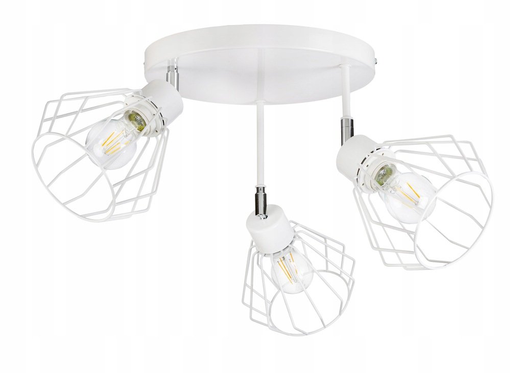 Lampa Plafon Sufitowa Żyrandol Ruchomy Loft Drut - INECT | Sklep EMPIK.COM