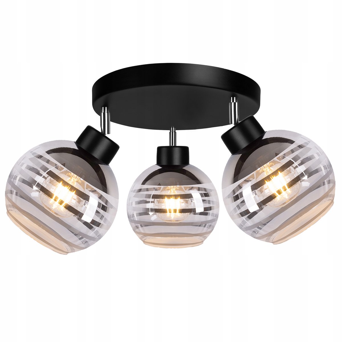 LAMPA plafon ŻYRANDOL sufit przegub SZKLANA Kula - LED-ONE | Sklep ...