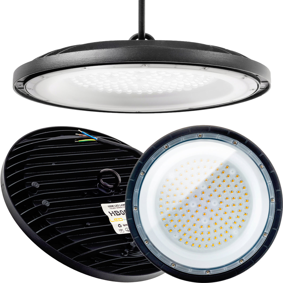 Lampa Przemysłowa Led Ufo High Bay 100W 15000Lm - Ledtechnics | Sklep ...