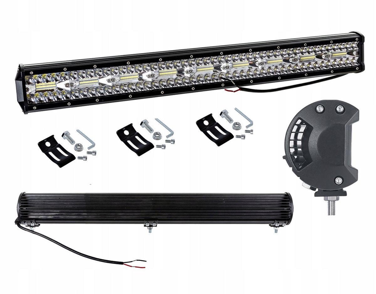 LAMPA ROBOCZA PANEL LED BAR 65 cm 540W 12 24V CREE DALEKOSIĘŻNA QUAD ...