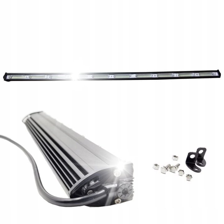 LAMPA ROBOCZA PANEL LED BAR 83 cm 1000W 12 24V CREE DALEKOSIĘŻNA AUTO ...