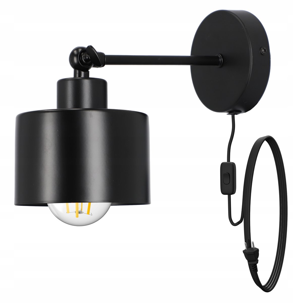 Lampa ścienna kinkiet loft edison LED włącznik - SmartLED | Sklep EMPIK.COM