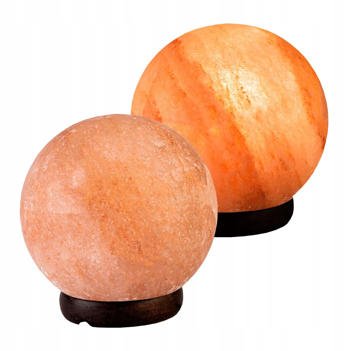 Lampa solna kula okrągła z soli himalajskiej naturalna oczyszczacz ...