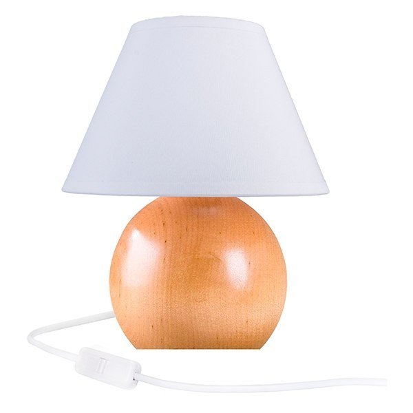 LAMPA STOŁOWA KULA BUK NATURALNY - Hellux | Sklep EMPIK.COM
