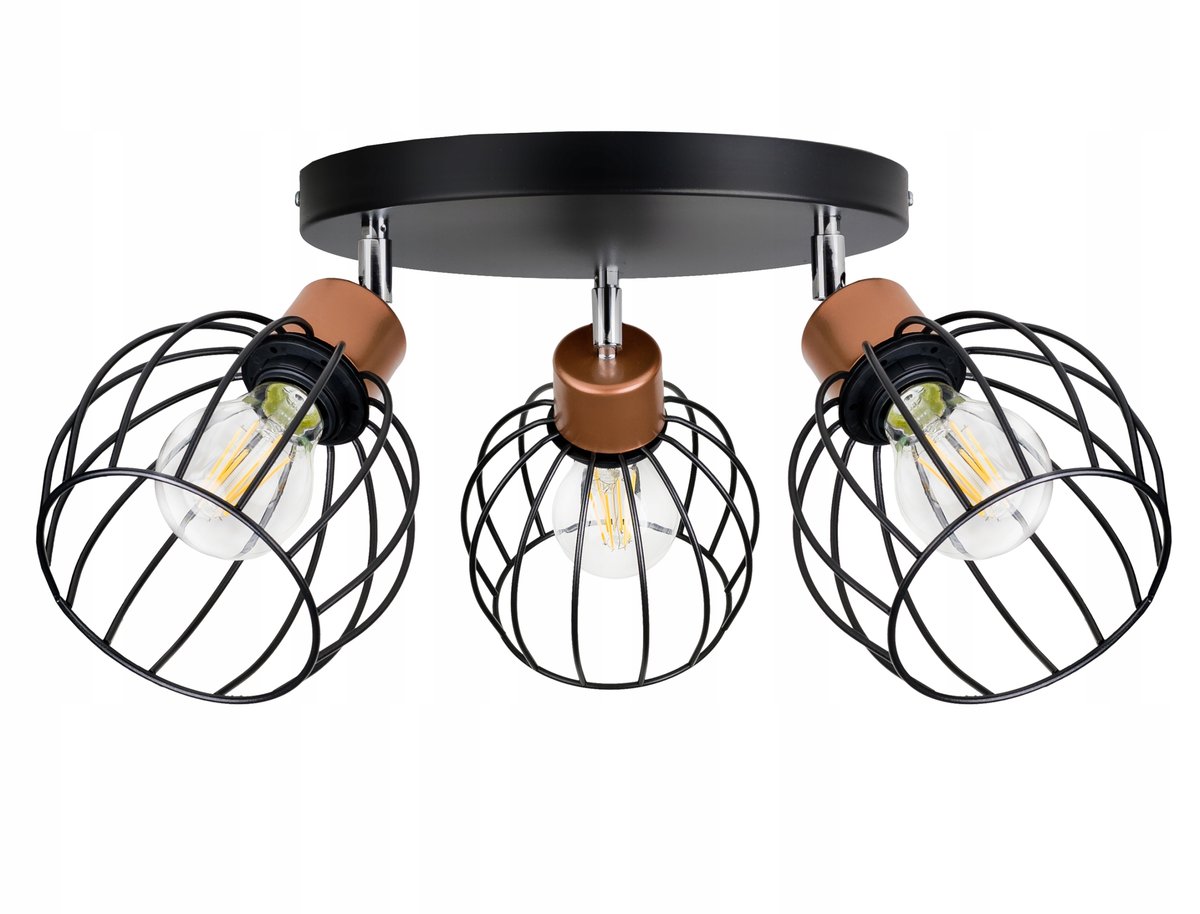 LAMPA sufit PLAFON ŻYRANDOL regulowany loft KULA 3 - LED-ONE | Sklep ...