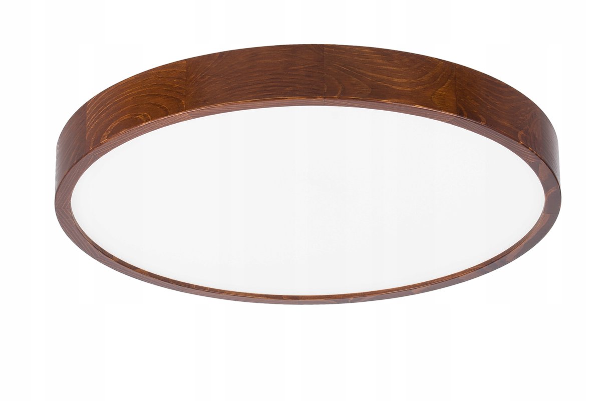 Lampa sufitowa LEJA Plafon LED fi475 ORZECH do salonu kuchni 4000K ...
