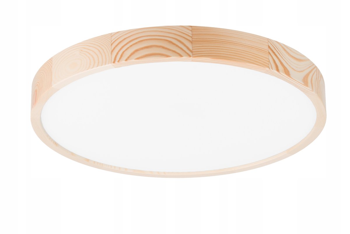 Lampa sufitowa LEJA Plafon LED fi475 SOSNA do salonu kuchni 4000K STYLOWY - Stolarnia PIKA ...