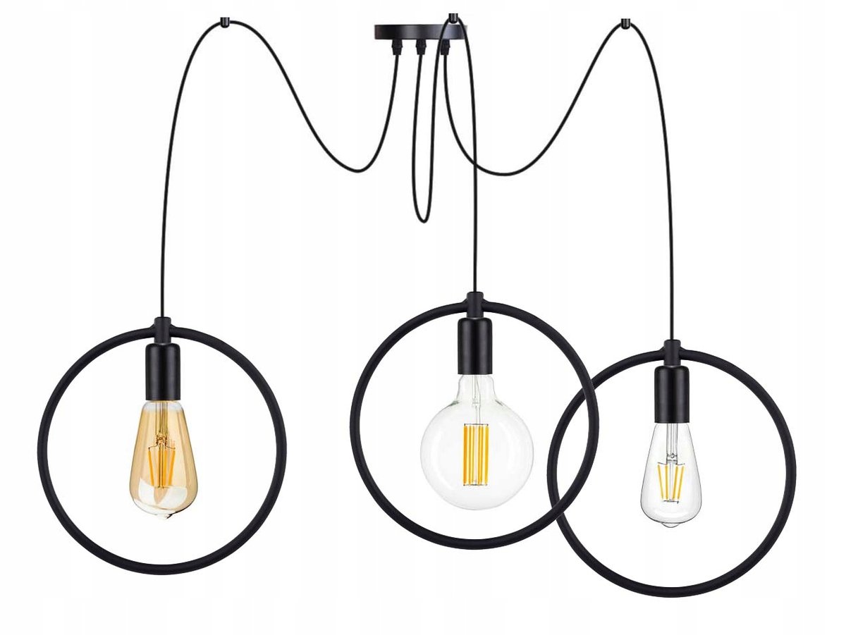 LAMPA sufitowa wisząca ZWIS Edison Loft E27 PAJĄK - LED-ONE | Sklep EMPIK.COM