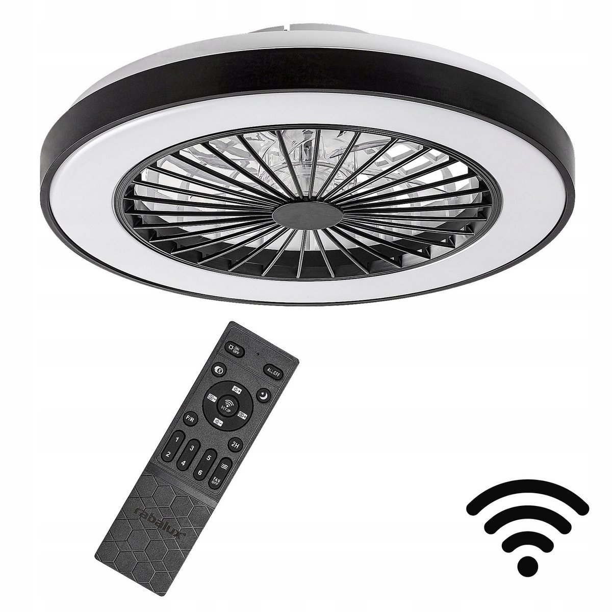 Lampa sufitowa z wentylatorem lampowentylator WiFi + pilot DALFON2 Rabalux - inna (Inny) | Sklep ...