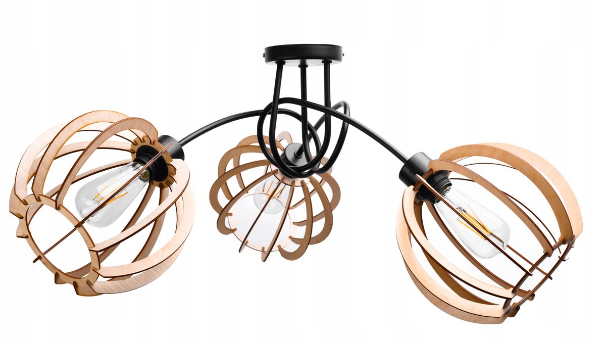 Lampa SUFITOWA żyrandol WISZĄCA LOFT plafon KULA - LED-ONE | Sklep ...