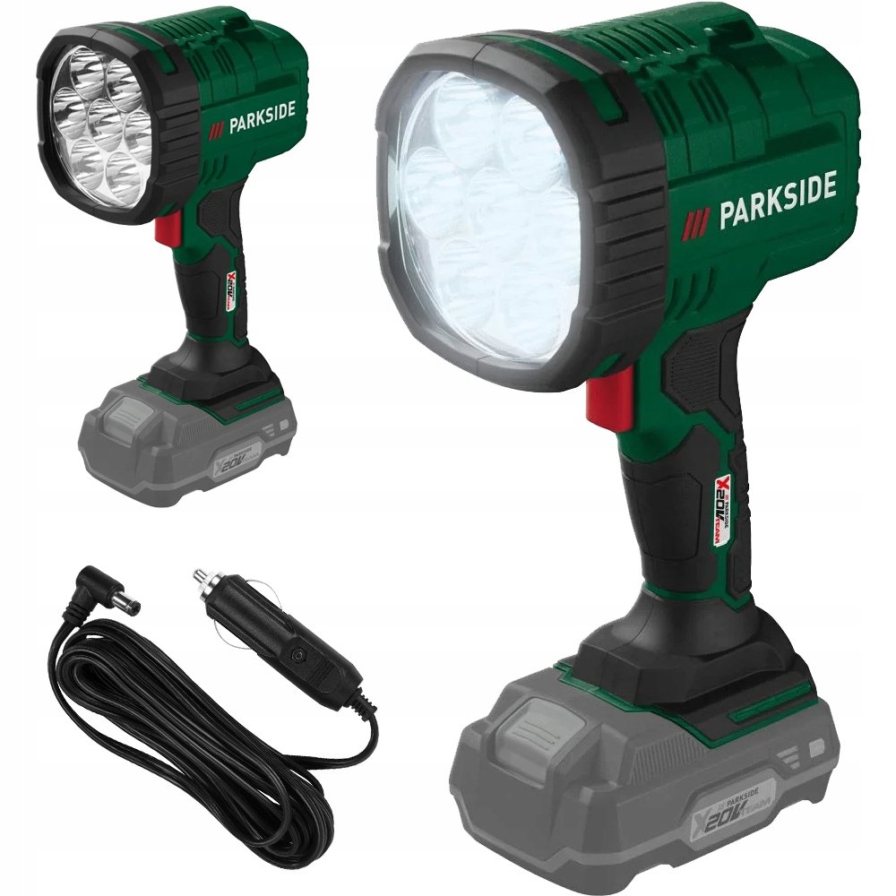 LAMPA WARSZTATOWA LED PARKSIDE PHLA A1 20V LATARKA AKUMULATOROWA ...