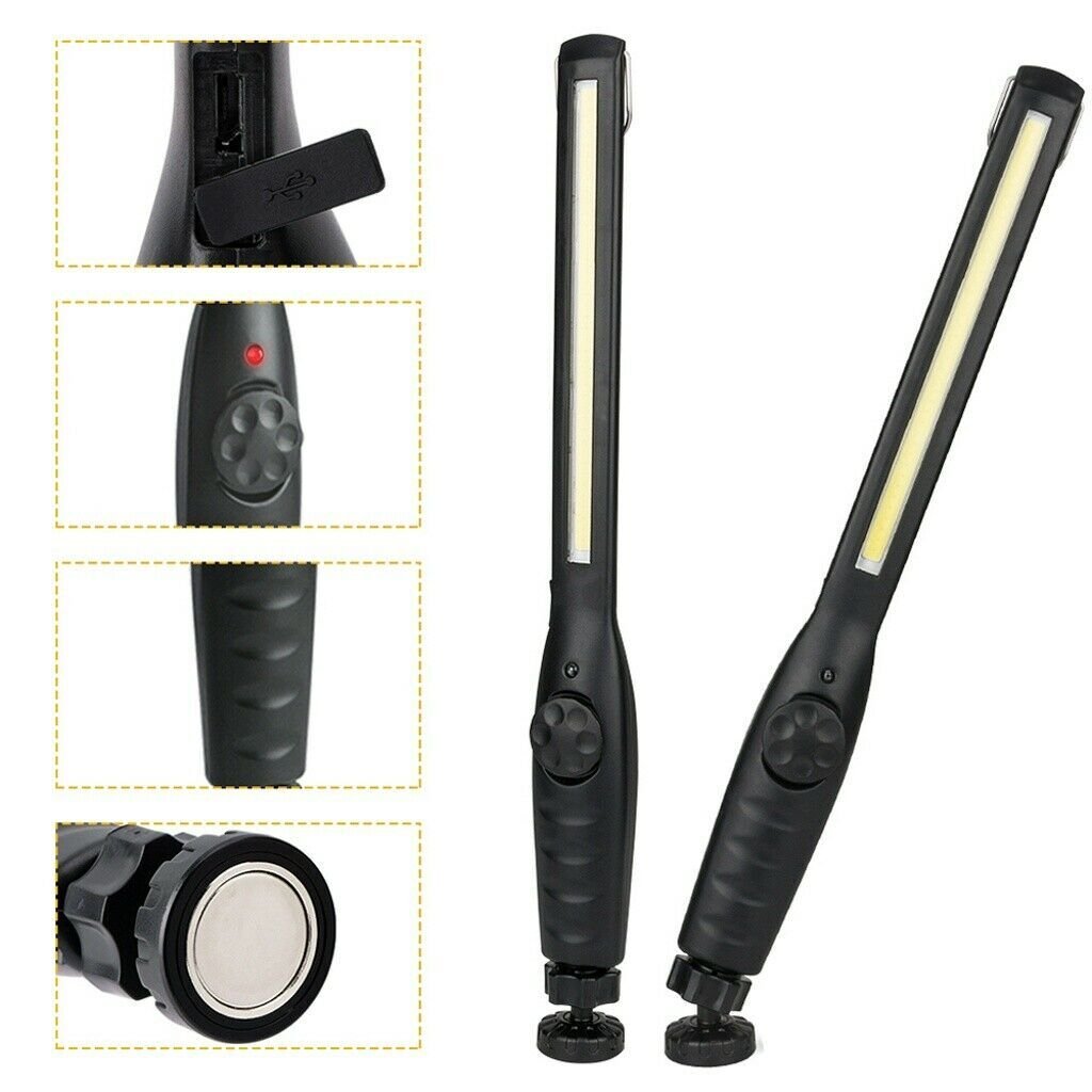 Lampa warsztatowa na baterie, latarka, lampa ręczna COB LED, ultra ...