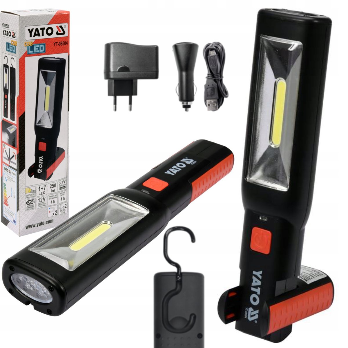 Lampa warsztatowa YATO, led 3 W - Yato | Sklep EMPIK.COM