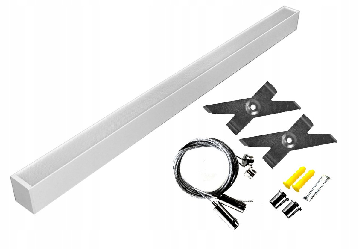 Lampa Wisząca Cabail Zintegrowane Źródło Ledo 40W 4000K 1,2M Biała ...