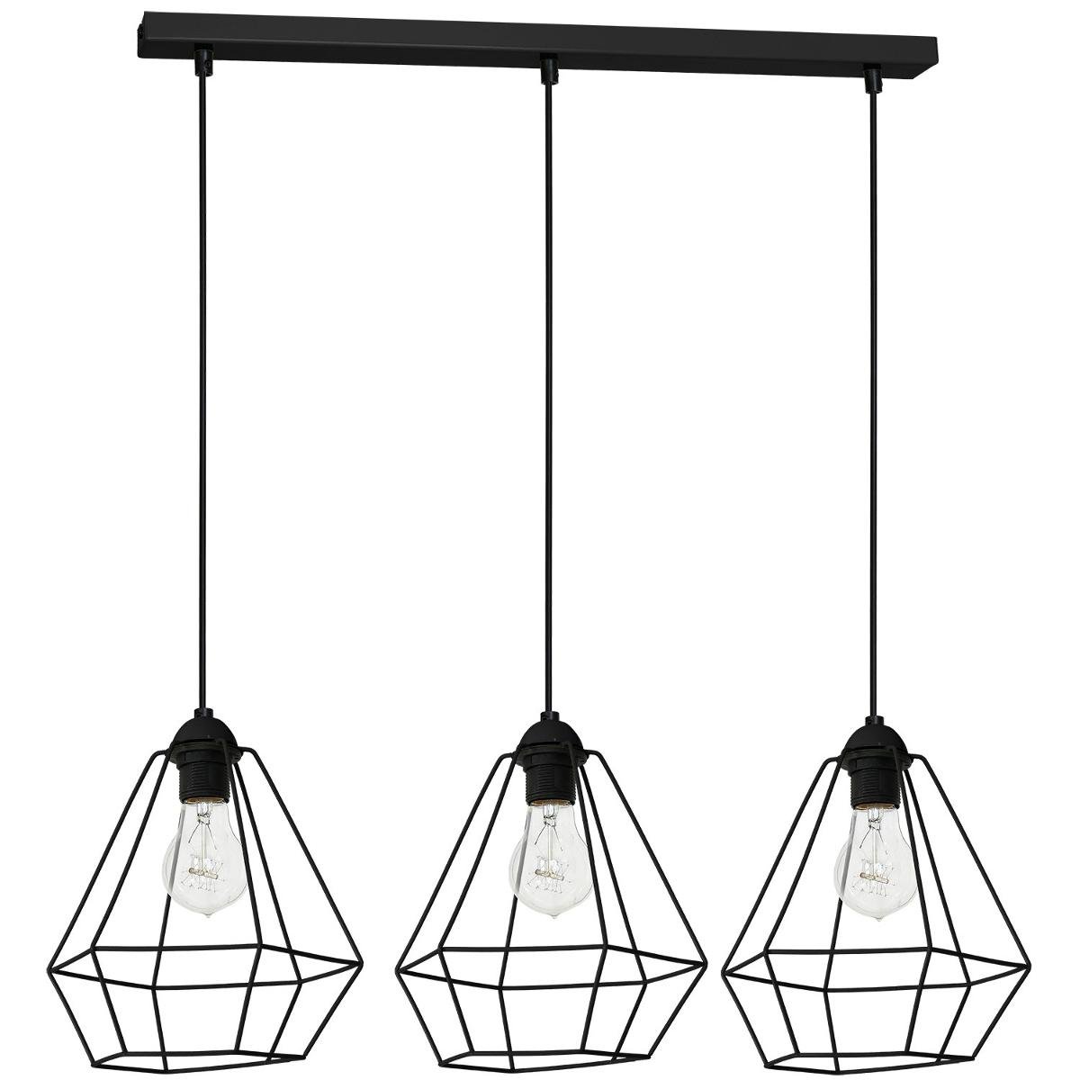 Lampa wisząca DECOLAND Alma, czarna, 60 W, 90x60 cm - Milagro | Sklep ...
