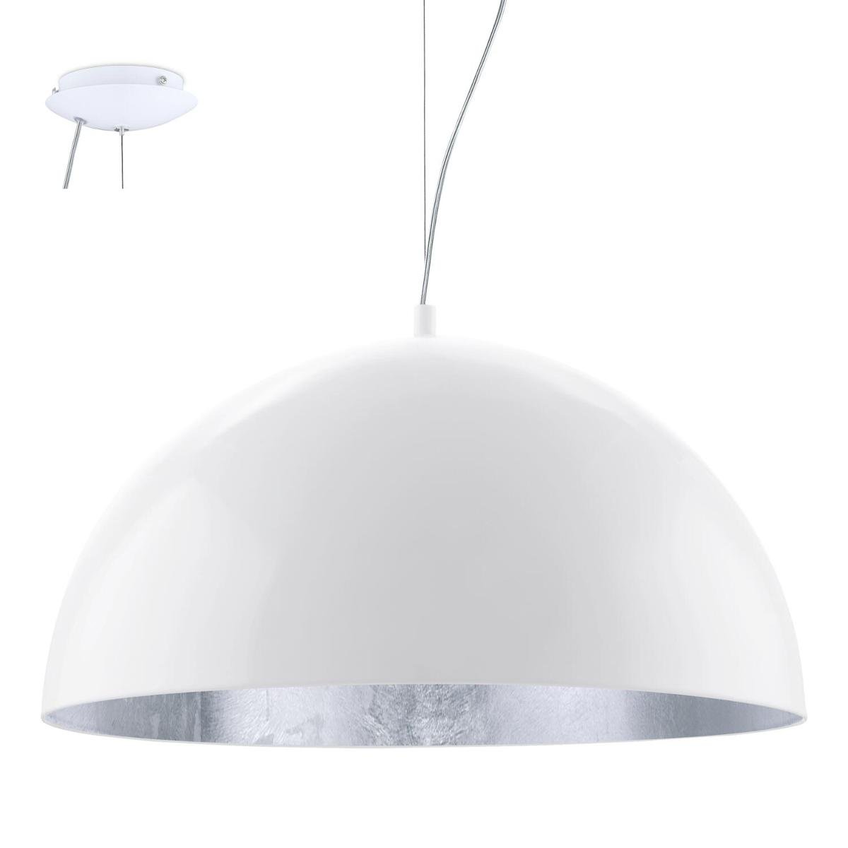 Lampa wisząca EGLO Gaetano 94941, E27, biała - Eglo | Sklep EMPIK.COM