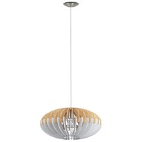 Lampa wisząca EGLO SATOS 96963, biała, 60 W - Eglo | Sklep EMPIK.COM