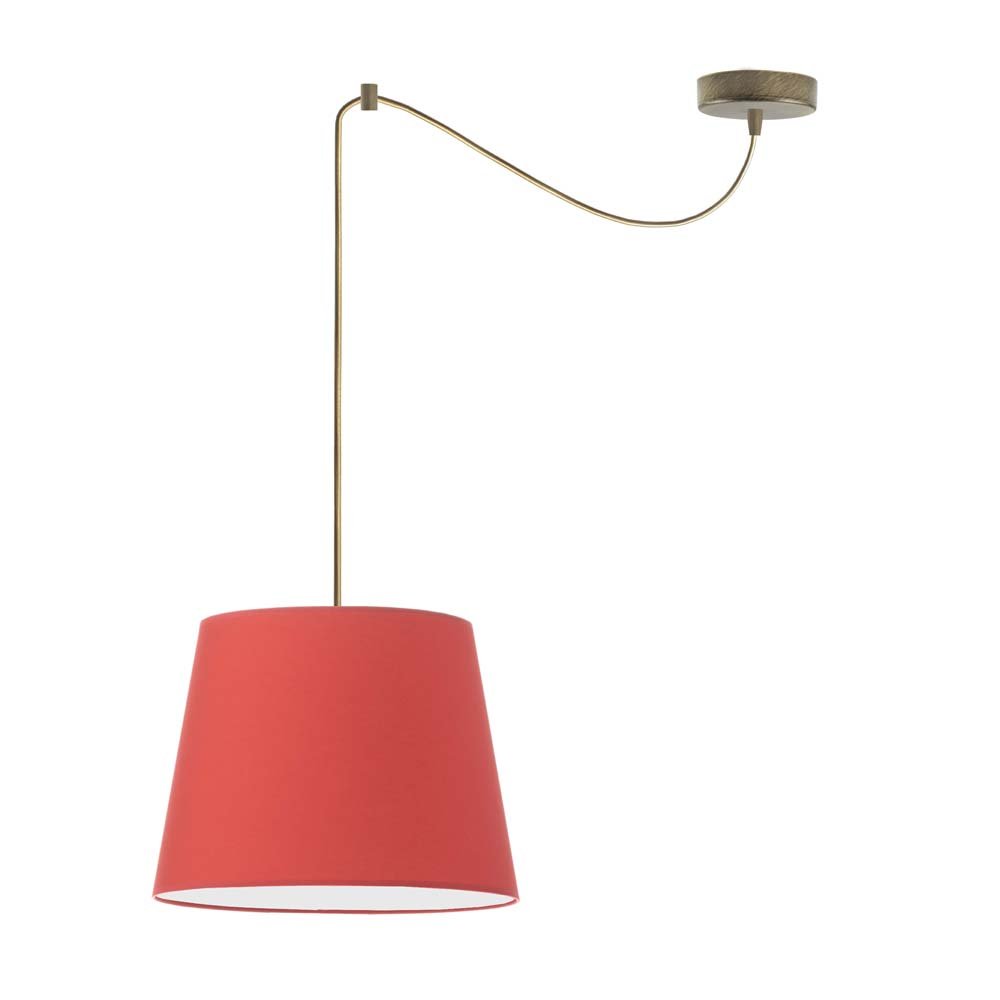 Lampa wisząca LYSNE Timary, czerwony - LYSNE | Sklep EMPIK.COM