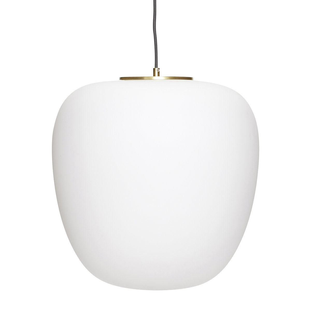 Lampa wisząca Muse biała szklana ø40x40 cm duża - Hubsch Design | Sklep ...