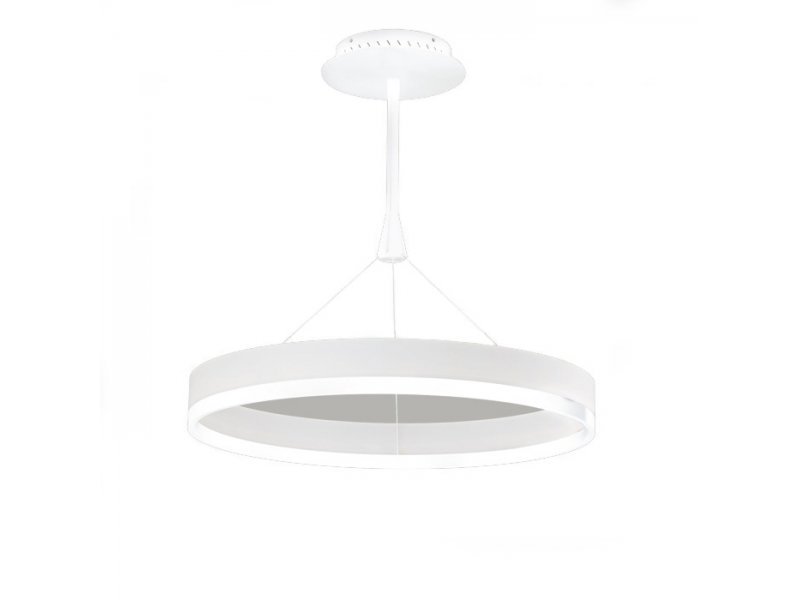Lampa wisząca PP DESIGN, 80 cm, 35W, biała - PP Design | Sklep EMPIK.COM