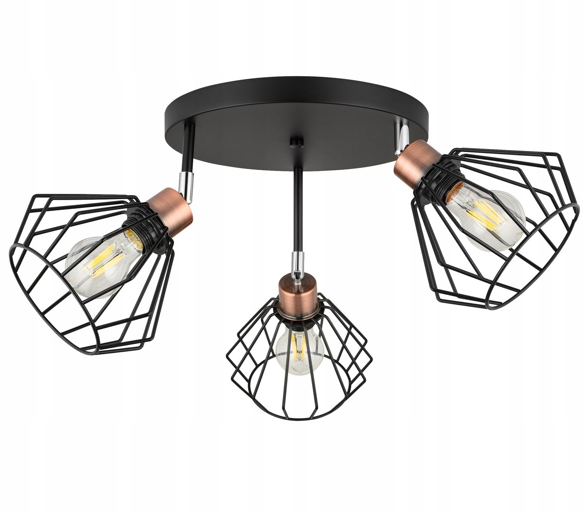 LAMPA WISZĄCA SUFITOWA PLAFON LED ŻYRANDOL LOFT - LEDLUX | Sklep EMPIK.COM