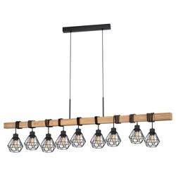 Lampa wisząca TOWNSHEND 5 czarna 9x E27 60W 43134 EGLO - Eglo | Sklep ...