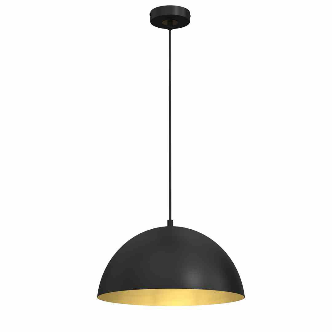 Lampa wisząca żyrandol LED Milagro BETA MLP7896 czarny / złoty ...